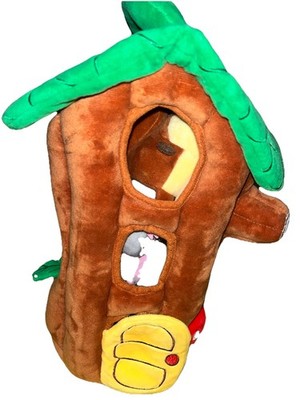 LAKESHORE LEARNING Forest Friends Treehouse Plush Toys 4 Animals Learn ...