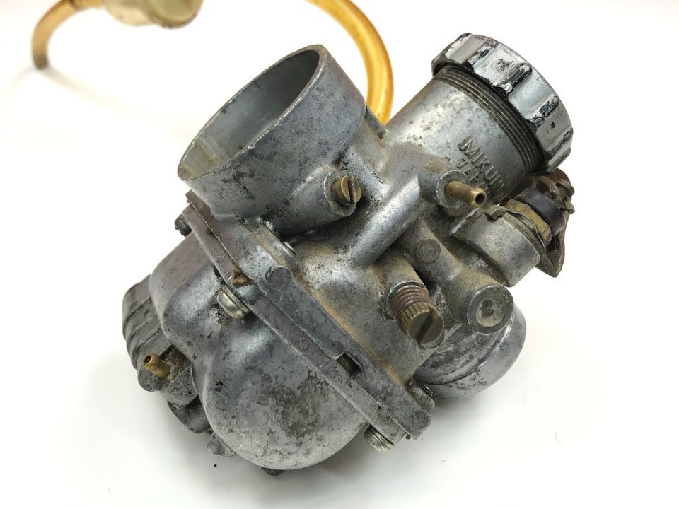 74 Yamaha TY250 TY 250 Engine Motor Mikuni Carburetor Intake Fuel Air ...