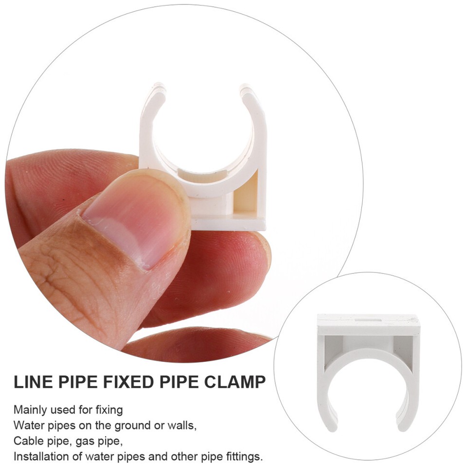 U-shaped Pipe Clamp Pvc Hooks Brackets Half Clamps Hanger | eBay