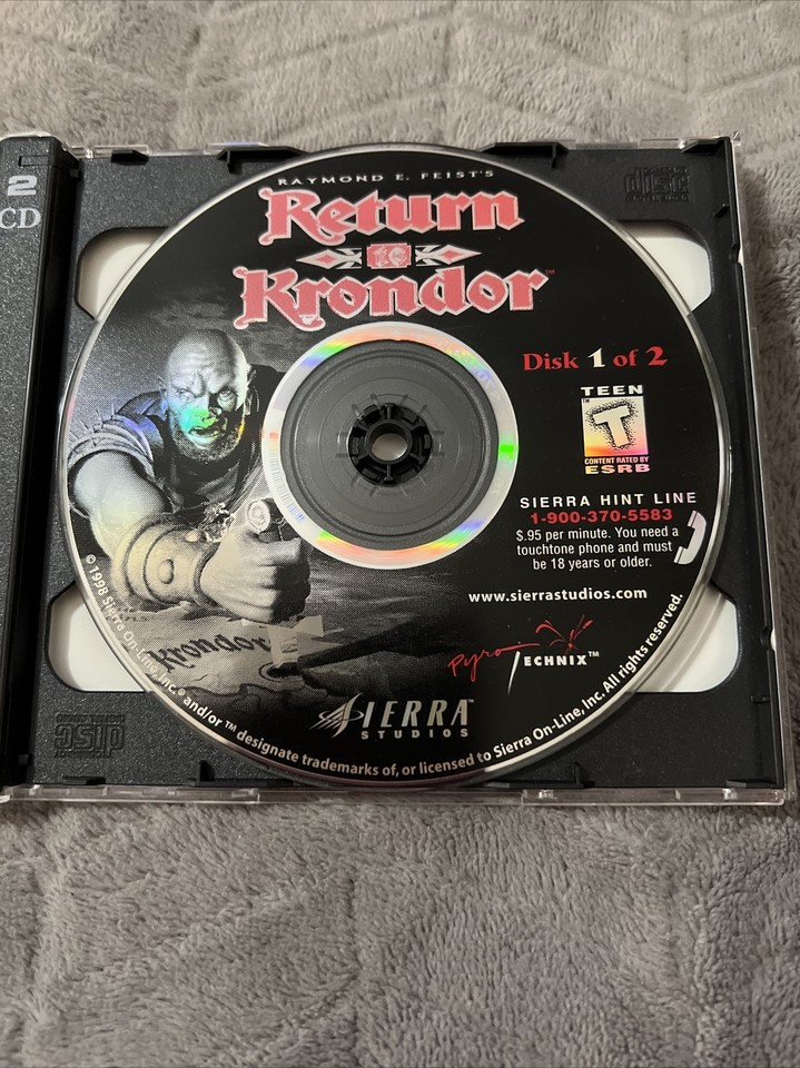 Return to Krondor (PC, 1998) Pre-Owned VG Condition | eBay