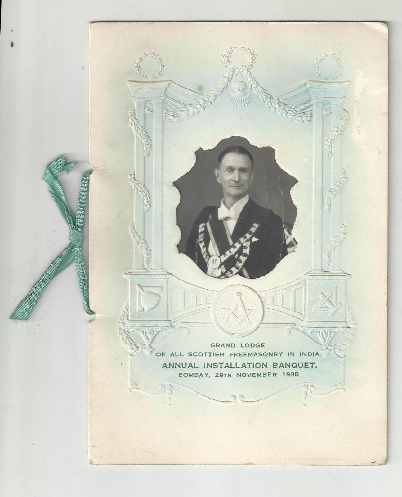 Grand Lodge Scottish Freemasonry India 1938 Masons Souvenir Freemasons ...