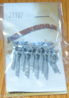 Precision Scale HO #31107 Hangers w/ Shoes, Loco Brake, Plastic (Pkg 10 ...