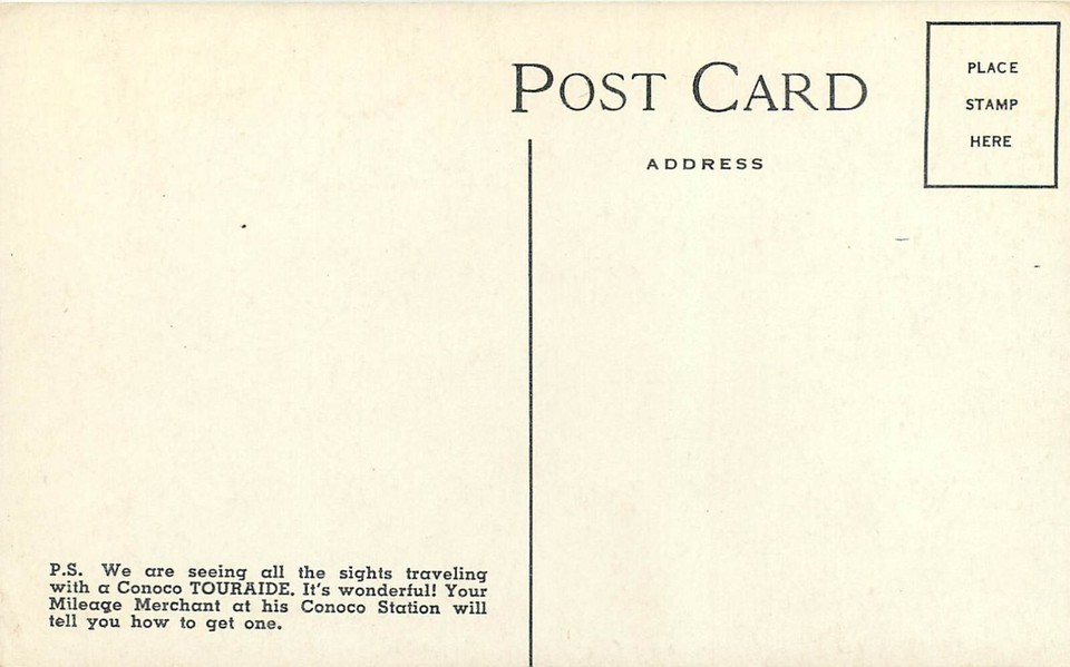 Boston Old State House Massachusetts MA Conoco Touraide Postcard | eBay