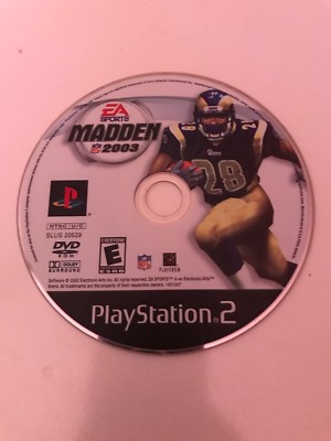 Madden NFL 2003 (Sony PlayStation 2, 2002)Disc Only 14633145151| eBay