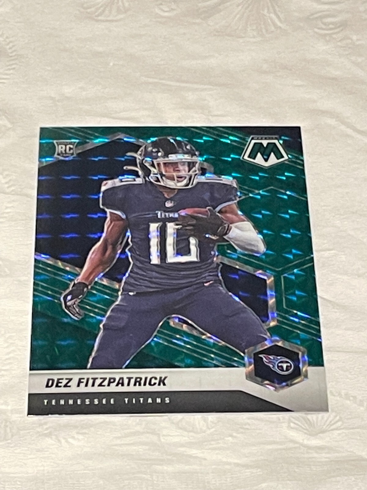 2021 Panini Mosaic - Dez Fitzpatrick Rookie Card #336 GREEN Prizm RC ...