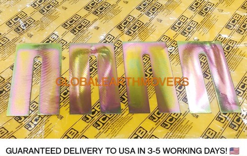 JCB PARTS - GENUINE TELE/ LOADALL BOOM WEAR PAD SHIM, 4 PCS. (PART ...