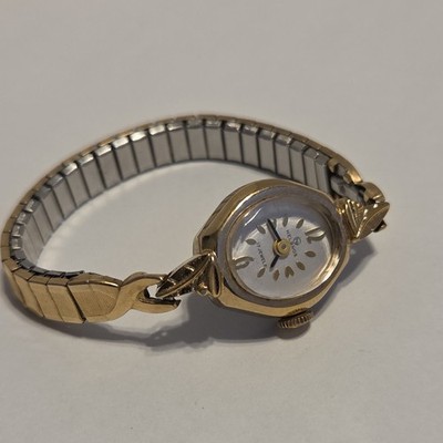 Helbros Women's Automatic Watch, 17 Jewels, Gold Tone, Fully Functional ...