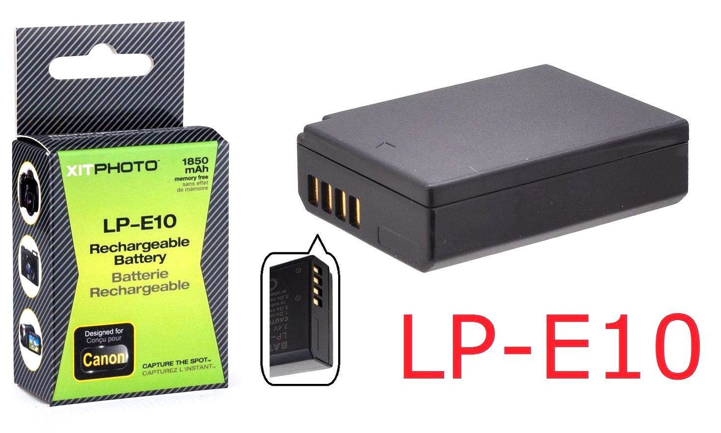 LP-E10 Li-Ion Hi Capacity Battery Pack For Canon EOS Rebel T3 T5 | eBay