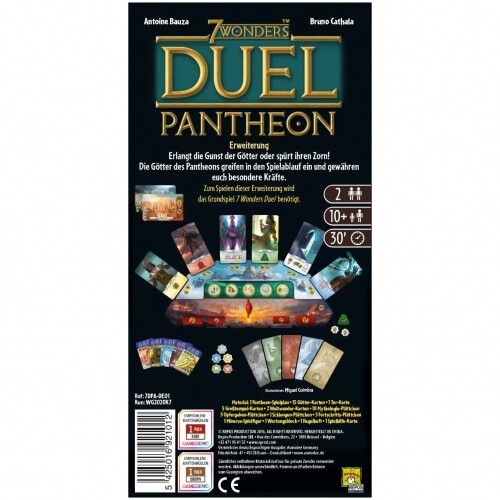 7 Wonders Duel - Pantheon - Expansion - GERMAN | eBay