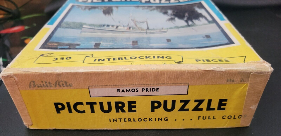 VINTAGE BUILT RITE PICTURE PUZZLE - Ramos Pride 350 PCS. | eBay