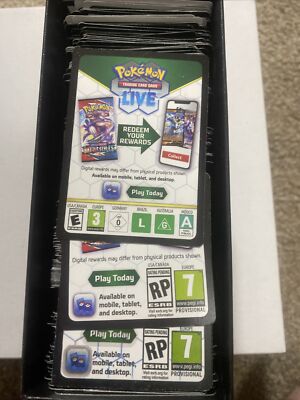 Pokemon TCG Online Code Card Lot- 25 UNUSED Codes from Random Sets sent ...