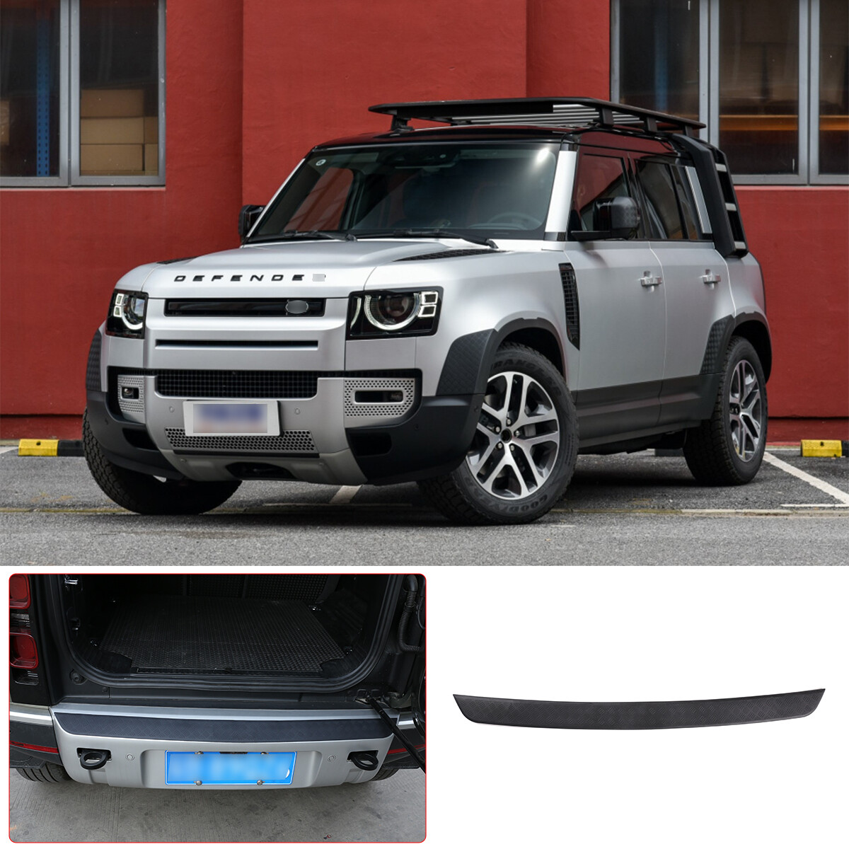 Rear Bumper Protector Scratch Guard For Land Rover Defender L663 90 110 ...