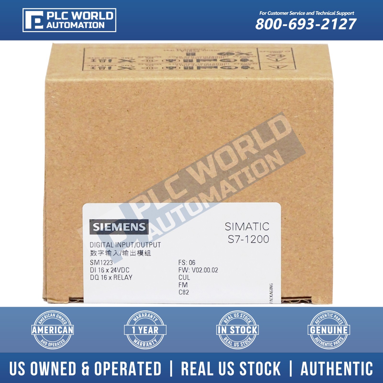 Siemens 6ES7223-1PL32-0XB0 S7-1200 SM1223 Digital Input Module, New ...