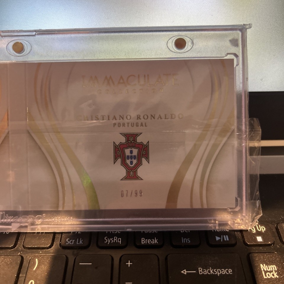 Christian Ronaldo Immaculate Auto Booklet /99 Jersey Match! | eBay