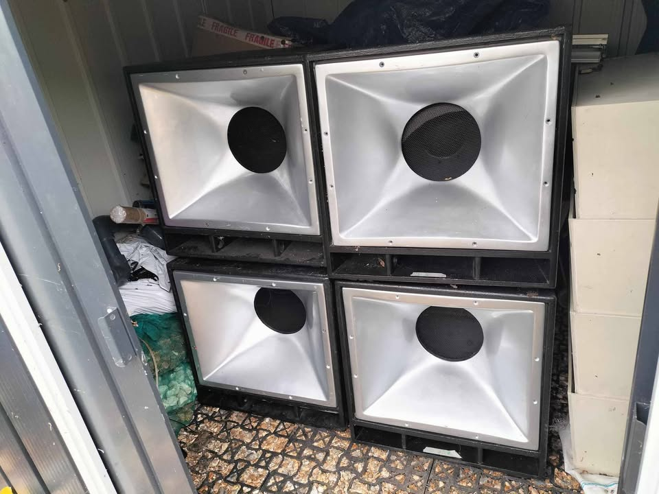 Sound System Speaker Boxes 4 x SP-15 Low Mid Horns DJ | eBay UK