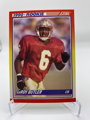 LeRoy Butler RC 1990 Score Green Bay Packers HOF #619 Florida State | eBay
