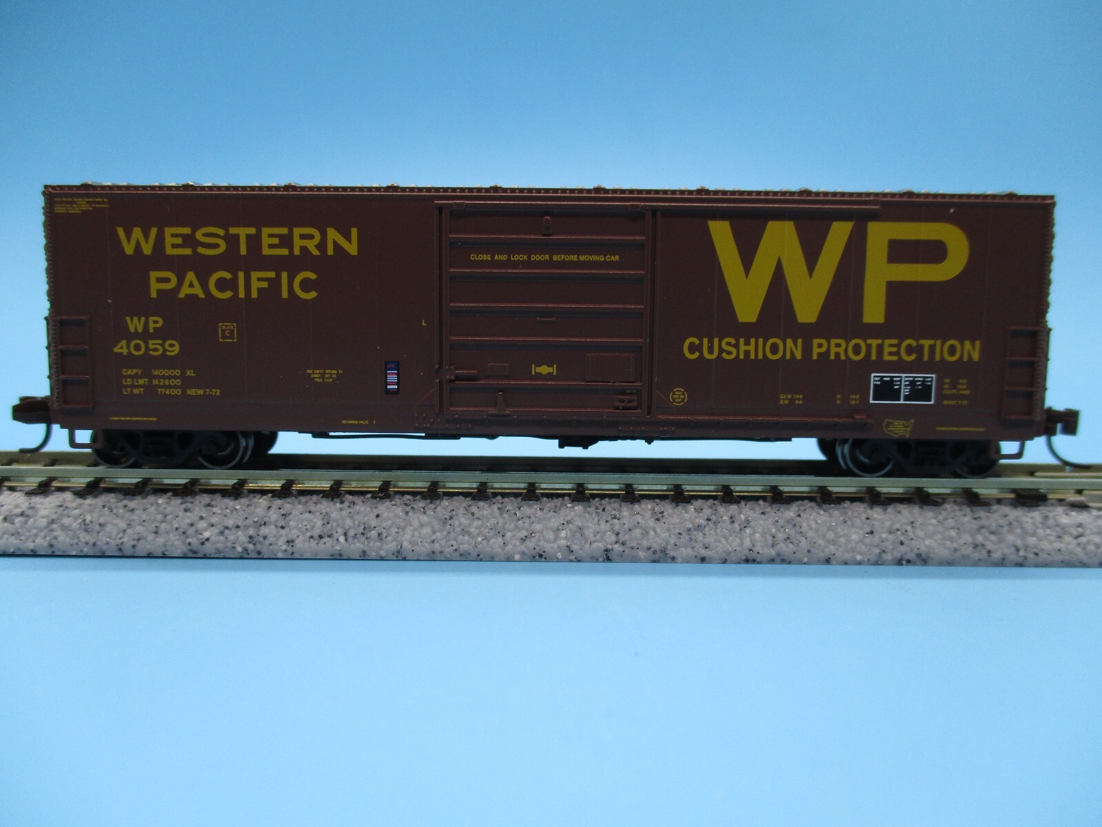 EASTERN SEABOARD MODELS N SCALE - CLASS X72 BOXCAR- WESTERN PACIFIC ...