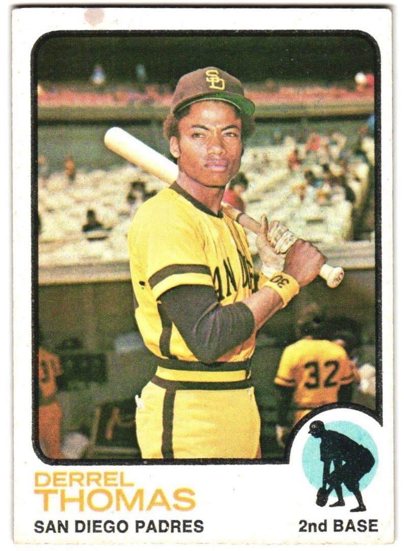 1973 Topps Baseball #57 Derrel Thomas San Diego Padres - VG/Ex | eBay