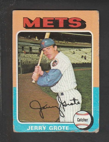 1975 Topps #158 Jerry Grote G Mets 161326 | eBay