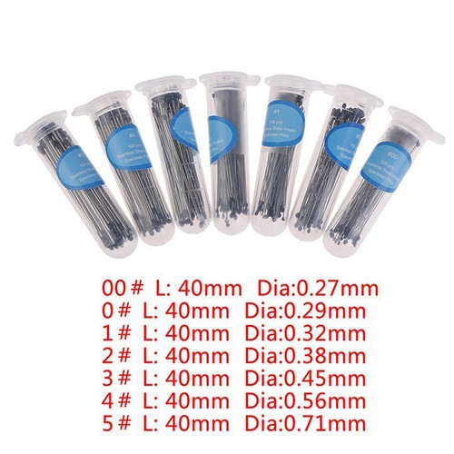 100Pcs Gogga Pins Entomology Pins Bug Hobbyist Specimen Mounting Pins ...