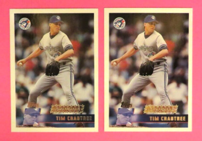2 - 1996 Topps "Now Appearing" Toronto Blue Jays - TIM CRABTREE (RC) | eBay