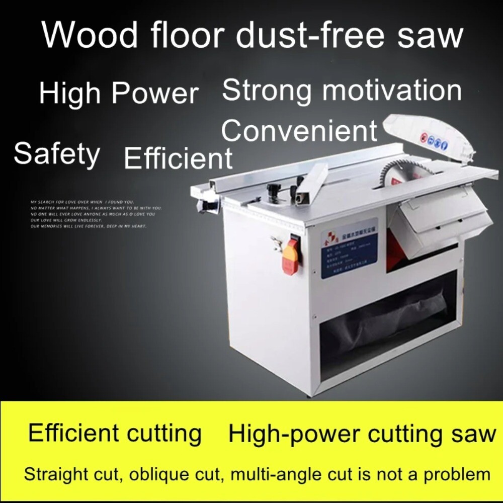 Multifunctional Small Table Saw Solid Wood Floor Cutting Machine ...