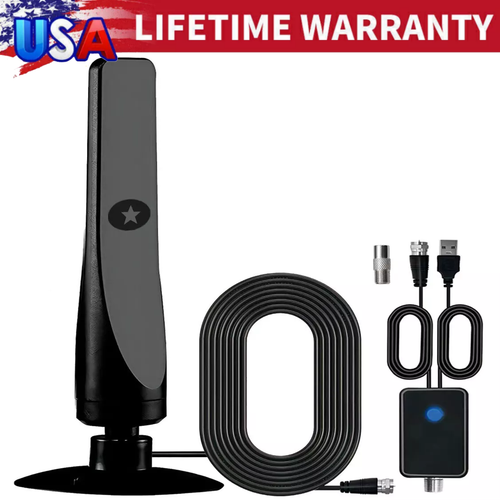New 4K Rewave Antena, TV Antenna, Suction Cup TV Antenna Plug Play 3m ...