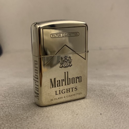 Classic Marlboro Silver Normal Lighter With Box | eBay