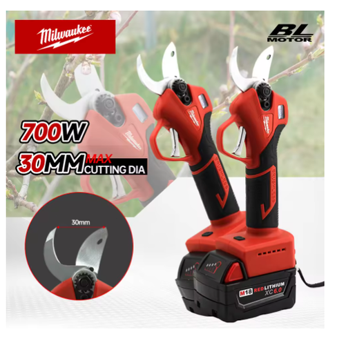 Milwaukee 18V Brushless Electric Scissors Cordless Pruning Shear ...