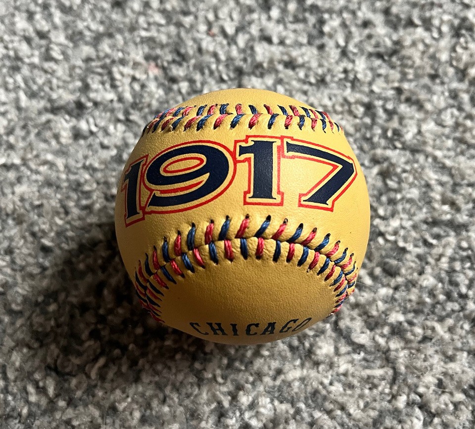 Spinneybeck Leather Chicago White Sox 1917 Champions Souvenir Baseball ...