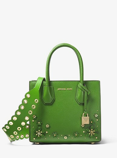 $98 Michael Kors True Green Scalloped Replacement Shoulder Purse Strap ...