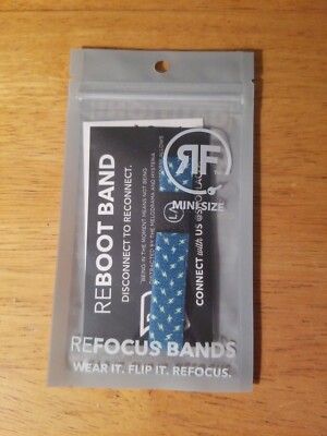 Refocus Bands Reboot Band, "Wear it. Flip It. Refocus." Dissconnect ...