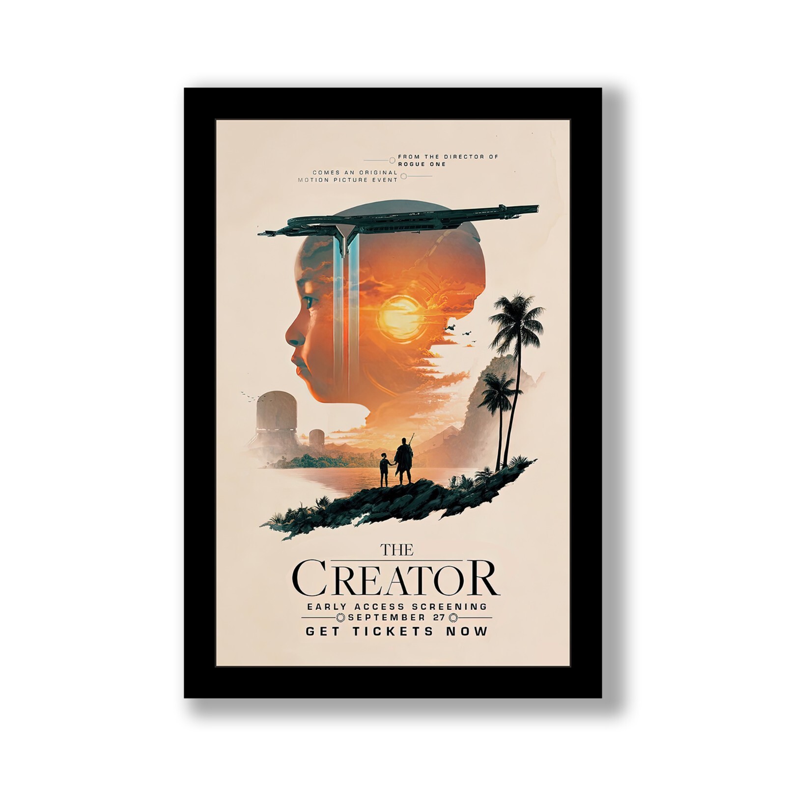 THE CREATOR - 11x17 Framed Movie Poster by Wallspace | eBay