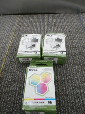New Genuine Dell Series 9 BC 3PK Ink Cartridges 2 x MK990 1 x MK991 | eBay