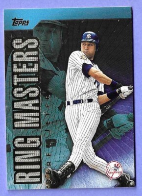 2001 Topps Ring Masters (HOF) Derek Jeter Material Card #RM-1 | eBay