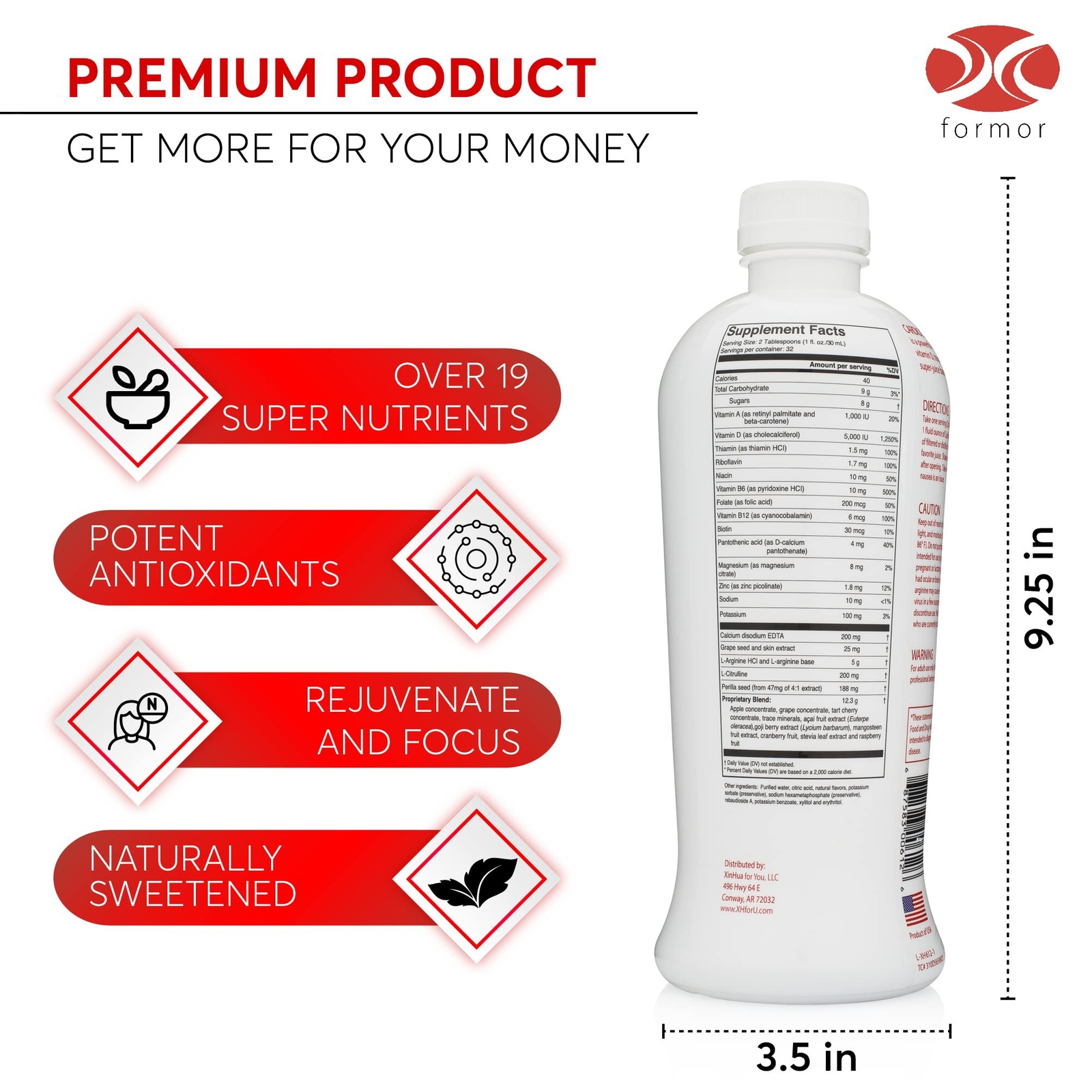 Cardio Cocktail by Formor International - 32 Ounces for sale online | eBay