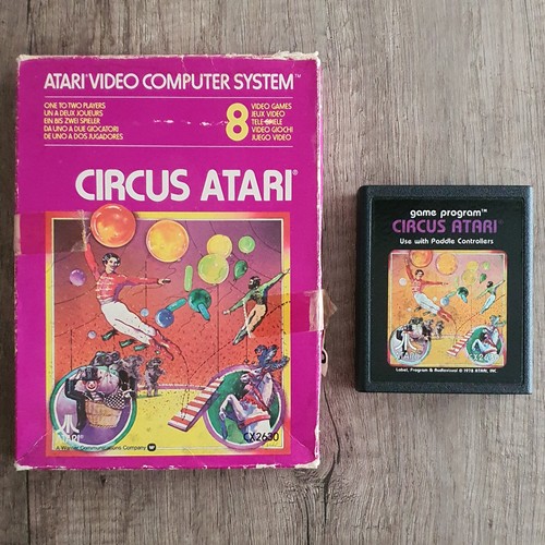 Atari 2600 | 7800 Circus Atari Modul & OVP | RAR | eBay.de