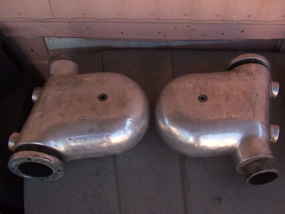 455 OLDSMOBILE JET BOAT EXHAUST MANIFOLDS PAIR SNAILS | eBay