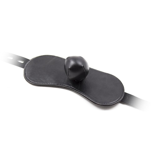 Bondage Huge Ball Gag Soft Sponge Padded Stuffer PU Leather Panel ...