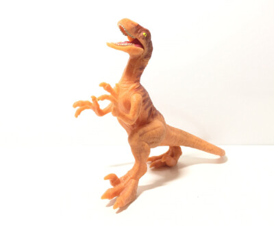 Japan Exclusive Orange Raptor Dinosaur Animal Figure | eBay