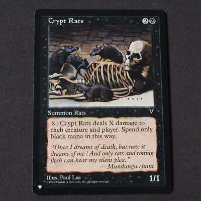 Crypt Rats MTG The List Reprints (LIST) Common NM | eBay