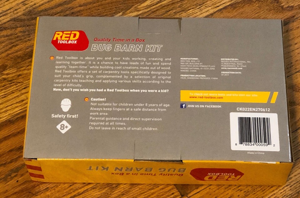 Red Toolbox Bug Barn Kit New! Free Shipping! | eBay
