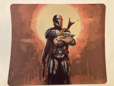 BABY YODA MANDALORIAN STAR WARS GROGU CUSTOM NON-SLIP MOUSE PAD | eBay