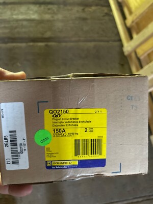 Square D QO2150 150 A Miniature Circuit Breaker 785901300021 | eBay