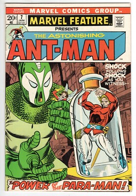 Marvel Feature #7 Featuring Ant-Man, Very Fine - Near Mint Condition ...