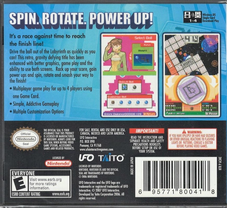 Labyrinth NDS (Brand New Factory Sealed US Version) Nintendo DS | eBay