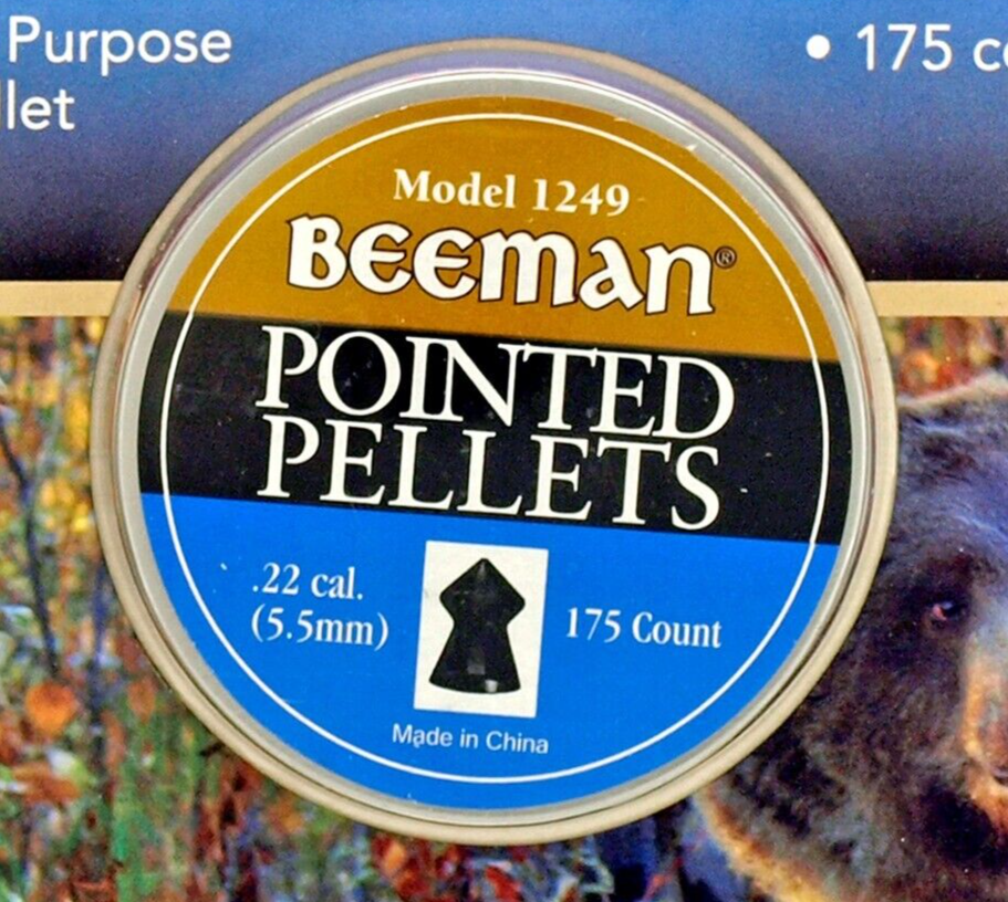 BEEMAN Premium 175 Count PRECISION MADE POINTED 5.5mm .22 Caliber Pellets | eBay