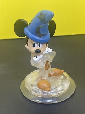 Mickey Mouse Crystal Disney Infinity RARE Sorcerers Apprentice Clear ...