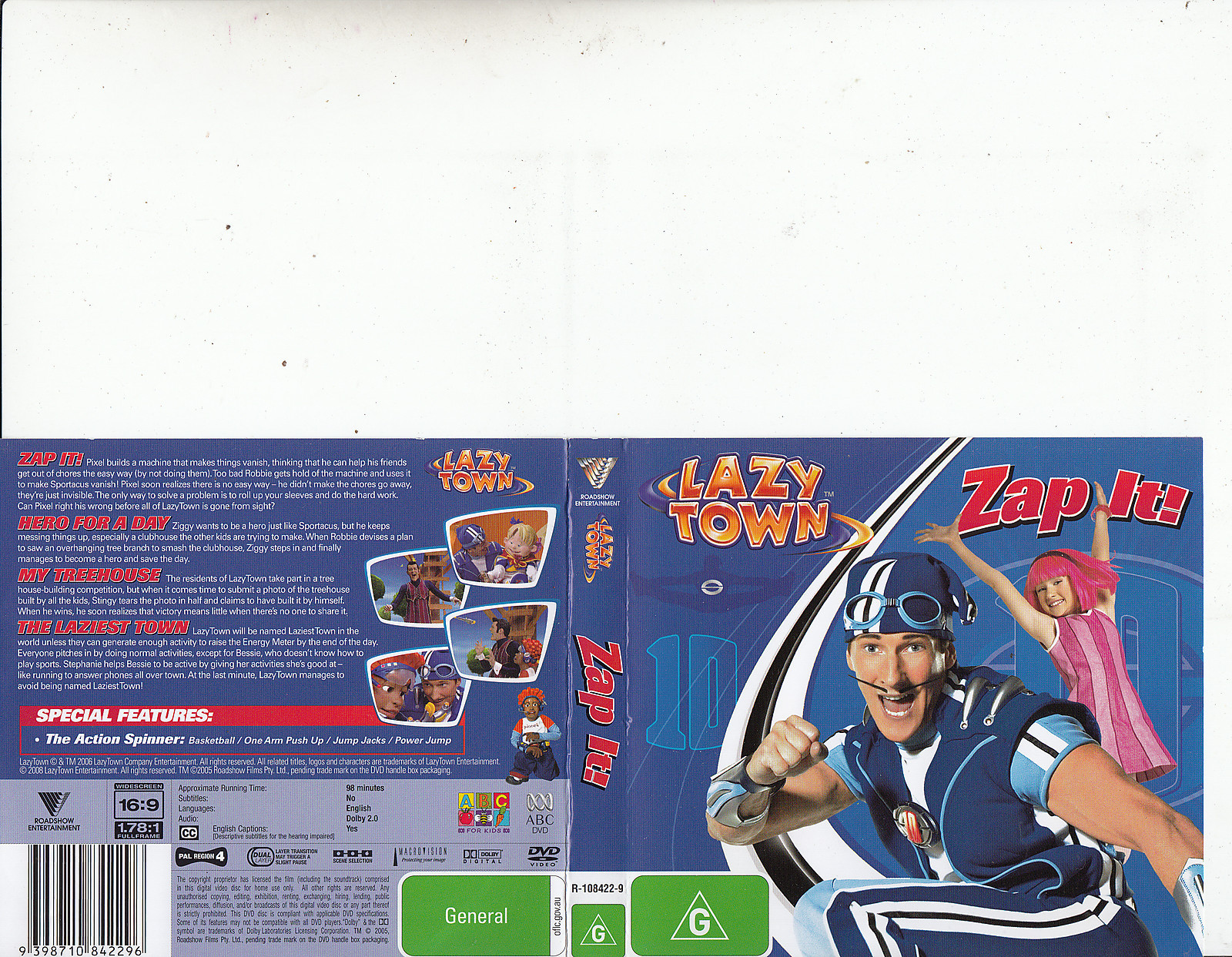 Lazy Town:Zap It-2004/14-TV Series Iceland-4 Episodes[In English]-DVD ...