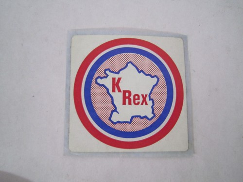 AUTOCOLLANT STICKERS VINTAGE K REX | eBay